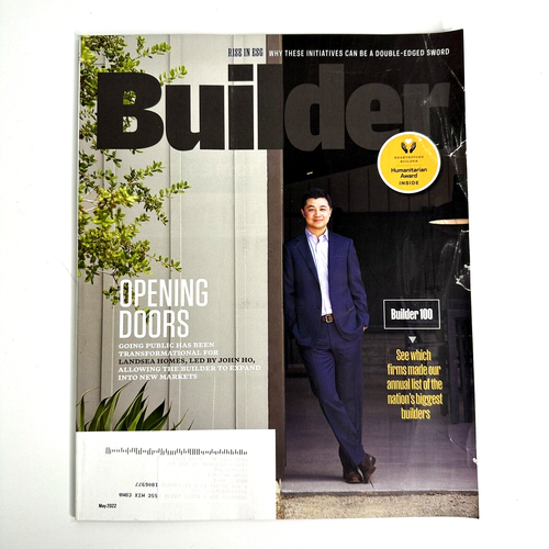 Builder Magazine May 2022 Opening Doors Issue Builder 100 List Home Design | eBay