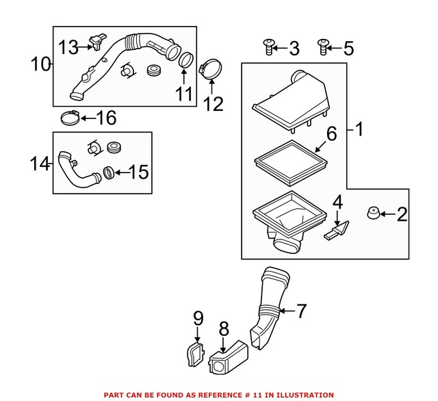 BMW 13717571359 Genuine OEM Upper Duct Gasket for sale online | eBay