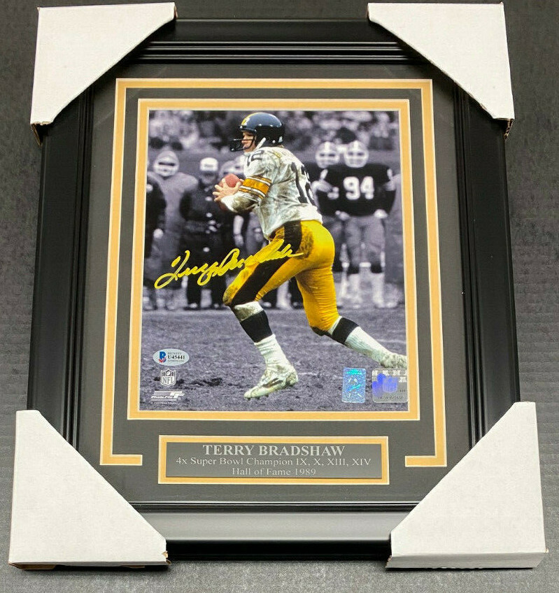 Terry Bradshaw Autographed Memorabilia | Signed Photo, Jersey ...