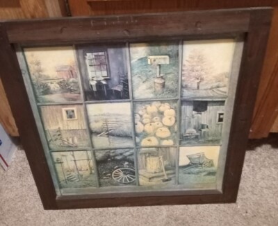 *Rare* 12 Panel Pane Picture Prints by Bruce Mitchell (Durham, NC) | eBay