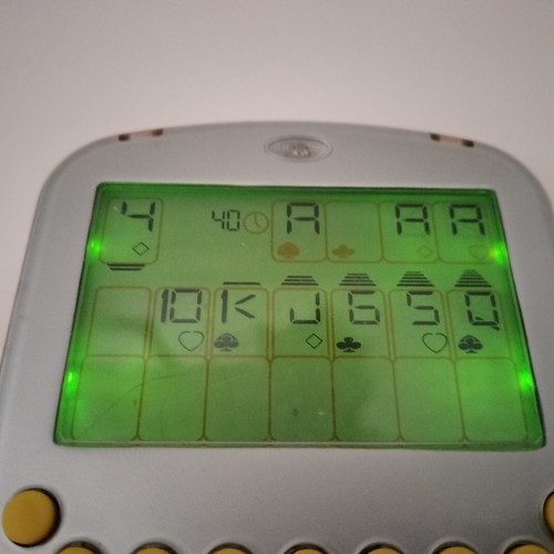 Radica Big Screen Solitaire Light Up Sound Electronic Handheld Game ...