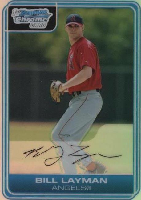 2006 Bowman Chrome - Prospects Bill Layman #BC28 Refractor /500 (RC ...