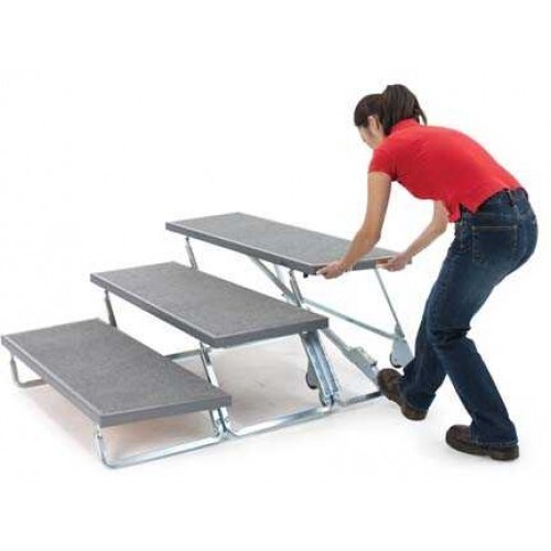 Wenger Tourmaster 3 STEP CHOIR choral RISERs - OBO! ALL 14 JUST $3250 ...