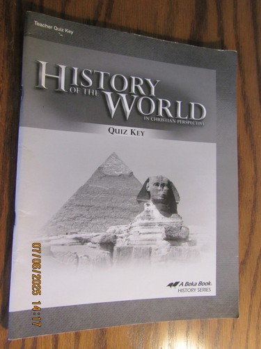 Abeka History of the World Quiz Key, 7th Grade, 5th Edition | eBay