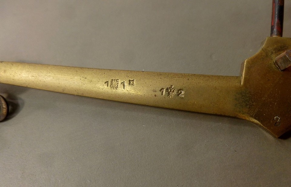 JEWELERS SCALE 1857 AUSTRIA troy weights DRAWER BOX tiger maple w ...