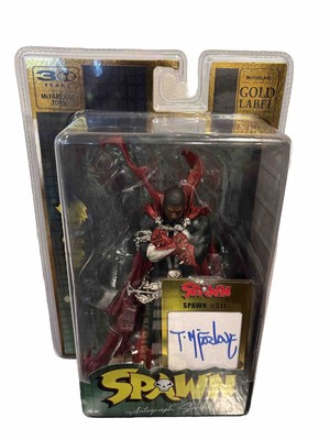 30th Anniversary Spawn Todd McFarlane Gold Label Autograph Series Figure In Hand | eBay