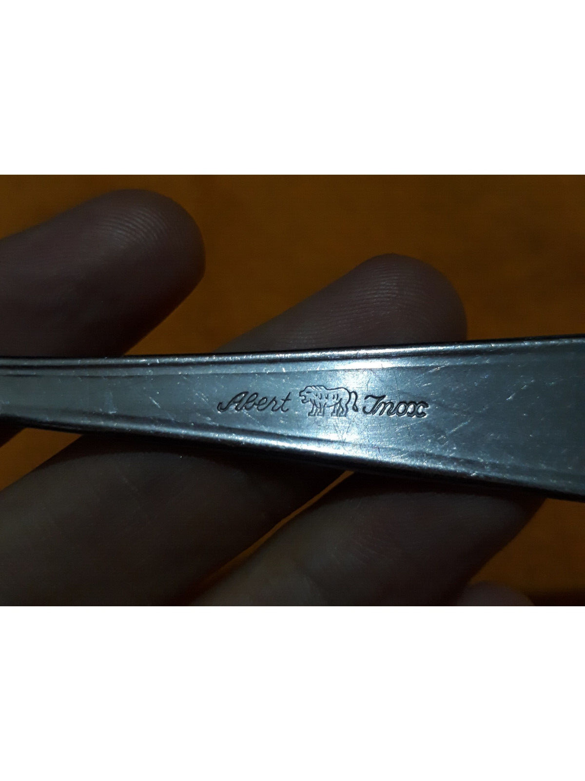 Vintage Abert Inox Stainless Steel Italy Scroll Outline Dinner Fork ...