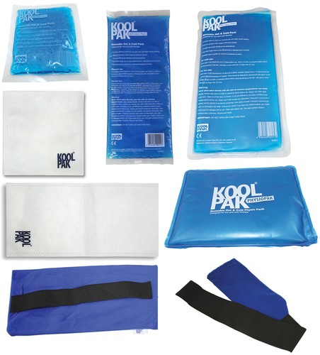 KoolPak Reusable Hot Cold Ice Gel Pack | All Sizes |Optional Sleeves| 1 ...