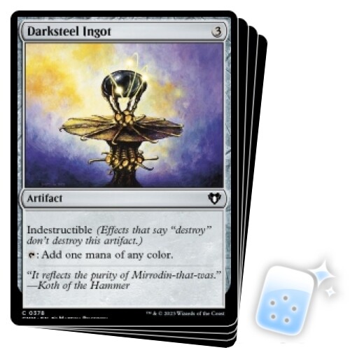 Darksteel Ingot X4 M/NM Magic: The Gathering MTG Commander Masters | eBay