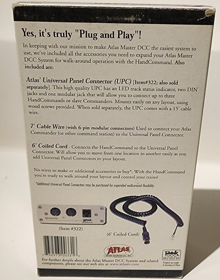 Atlas #331 DCC Hand Command Controller | eBay