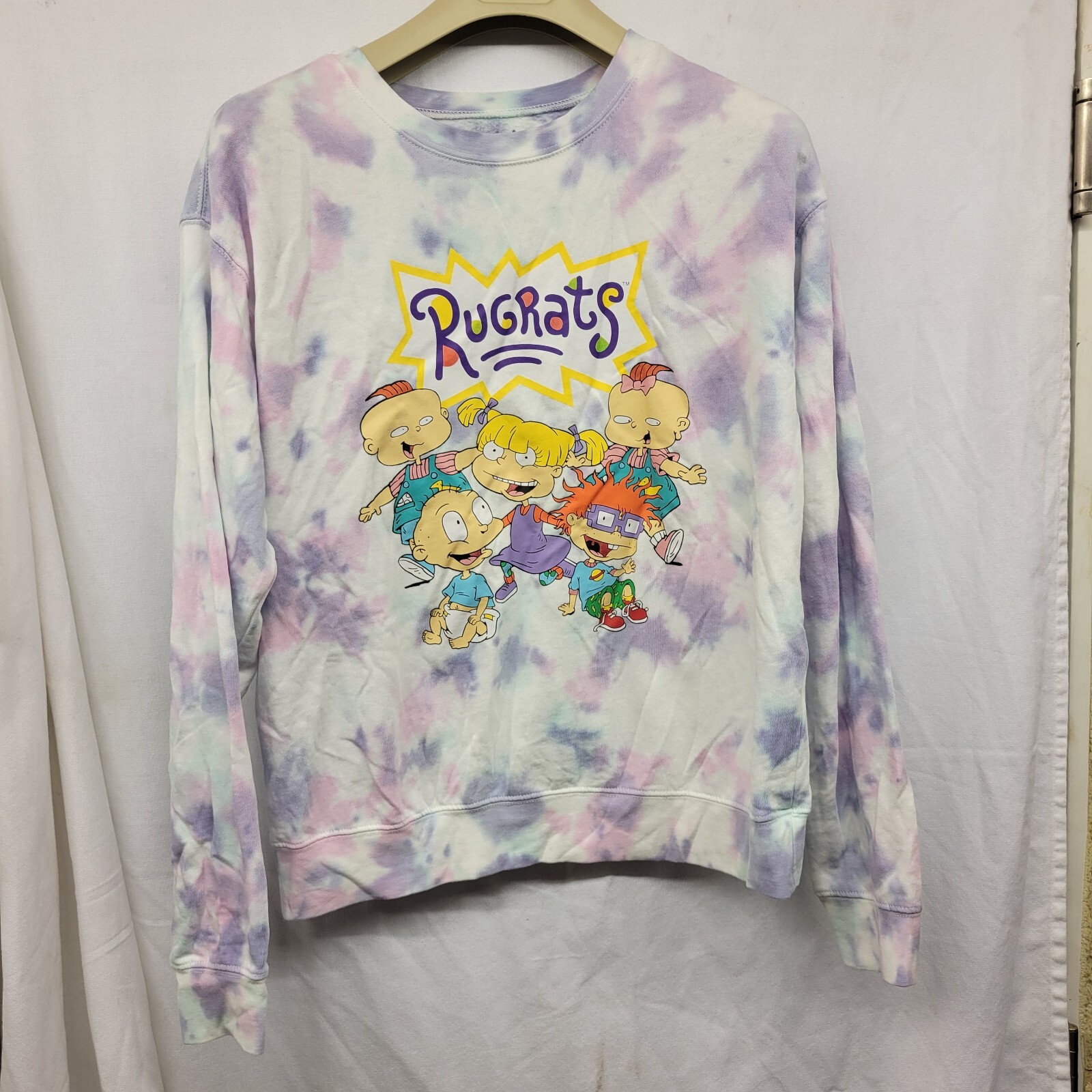 Nickelodeon Rugrats Pull Over Sweatshirt Tie-Dye L 06… - Gem