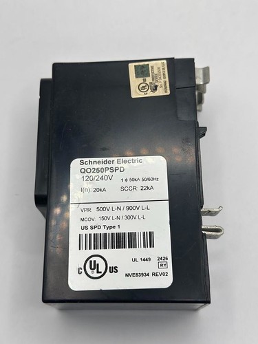 OPEN BOX Square D QO250PSPD Surge Protective Device 50kA Surge Current ...