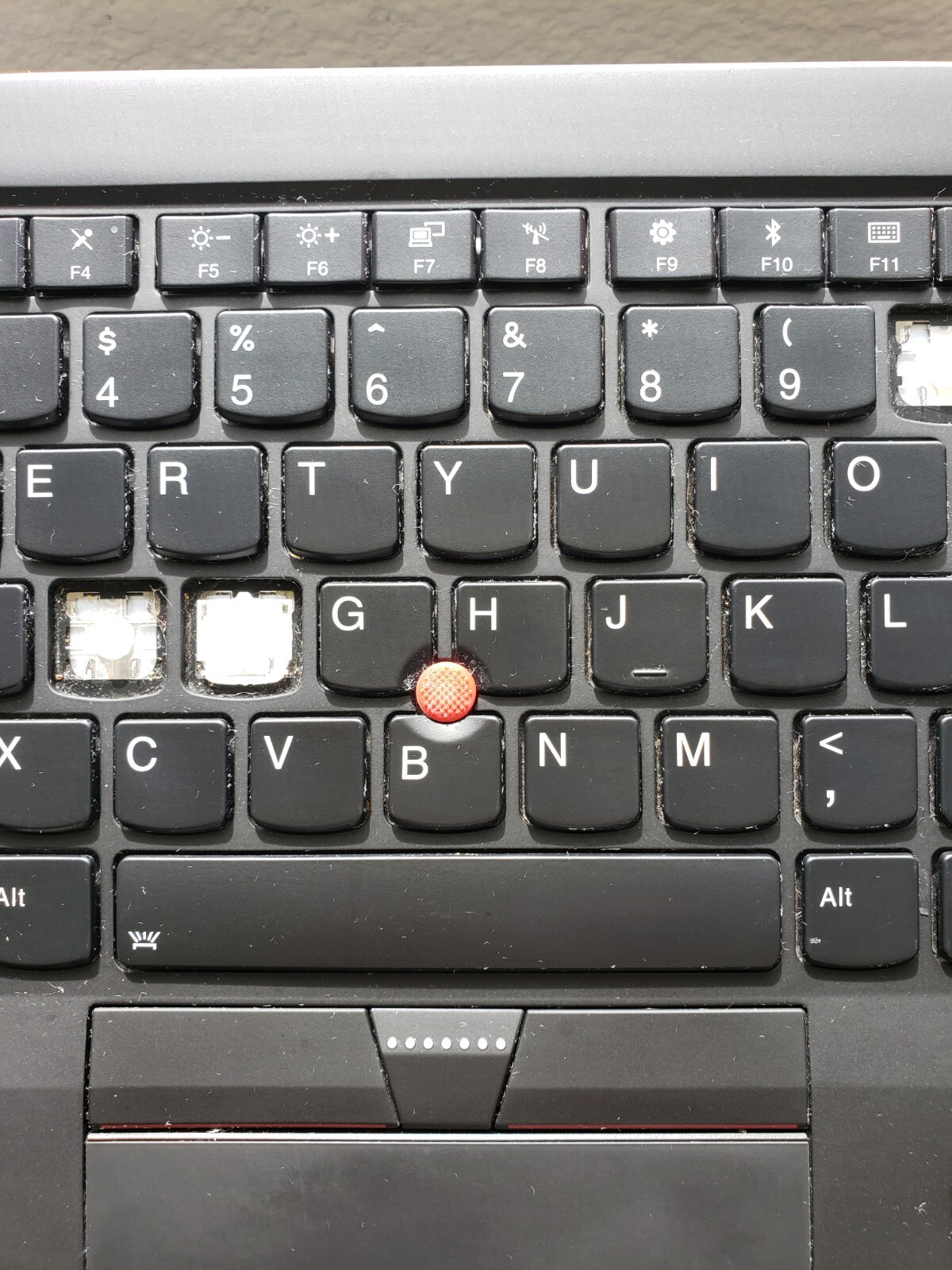 Single Key Replacement, Lenovo ThinkPad X1 Carbon 5th 6th Gen, Key Cap ...