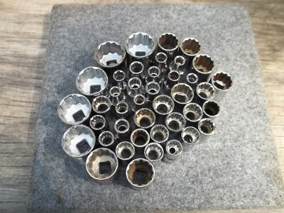 40 Craftsman 1/2" Drive 12pt Standard Socket Metric Mixed Series 30MM ...