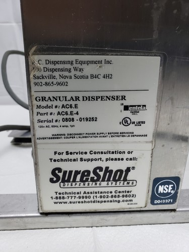 Sure Shot AC-6E Electronic Portion Sugar Dispenser Sureshot AC6E | eBay