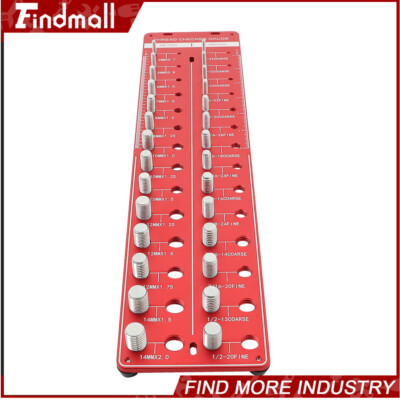 Findmall Nut And Bolt Thread Checker 28 Hole Thread Gauge Inch And ...
