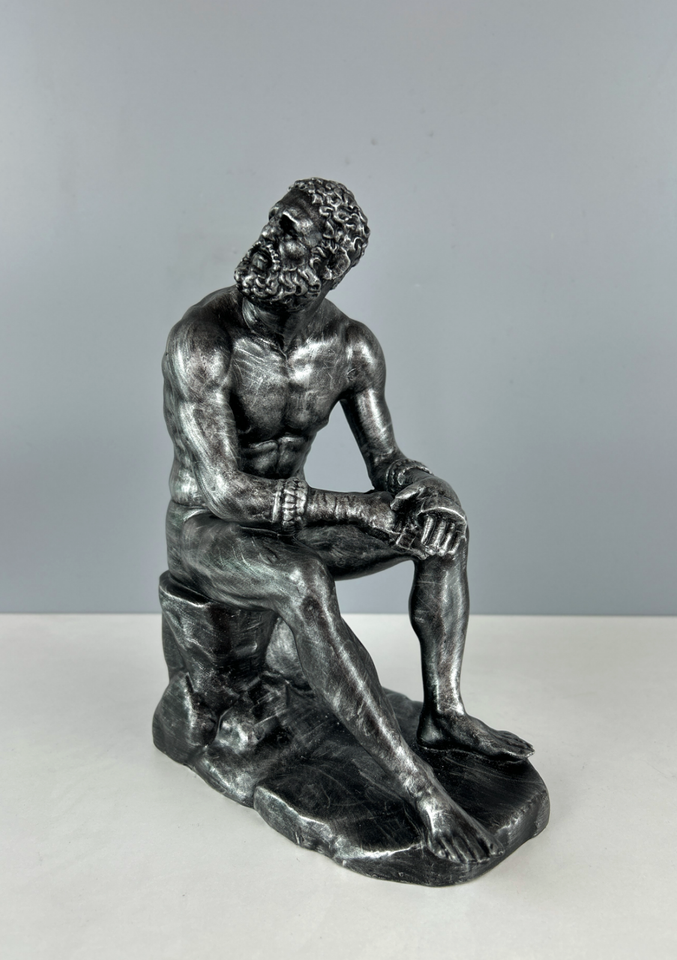 Boxer at Rest Sculpture, 25cm/9.8", Roman Statue, Greek Statue, Statue ...
