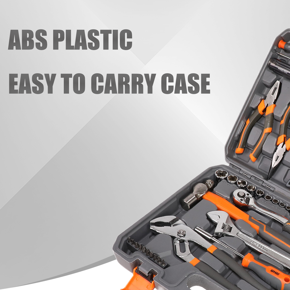 Pliers Hammer Screwdriver Bits Wrench Socket Measuring Tape Hand Tool ...