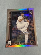 2025 Topps Update Series - Bryan Sammons #US198 Orange Rainbow Foil /25 ...