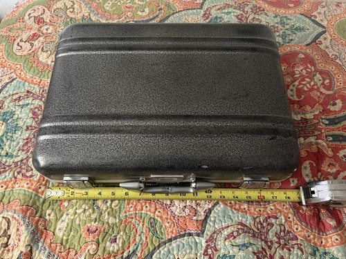 zero halliburton aluminum briefcase Gunmetal Grey Combination Lock | eBay