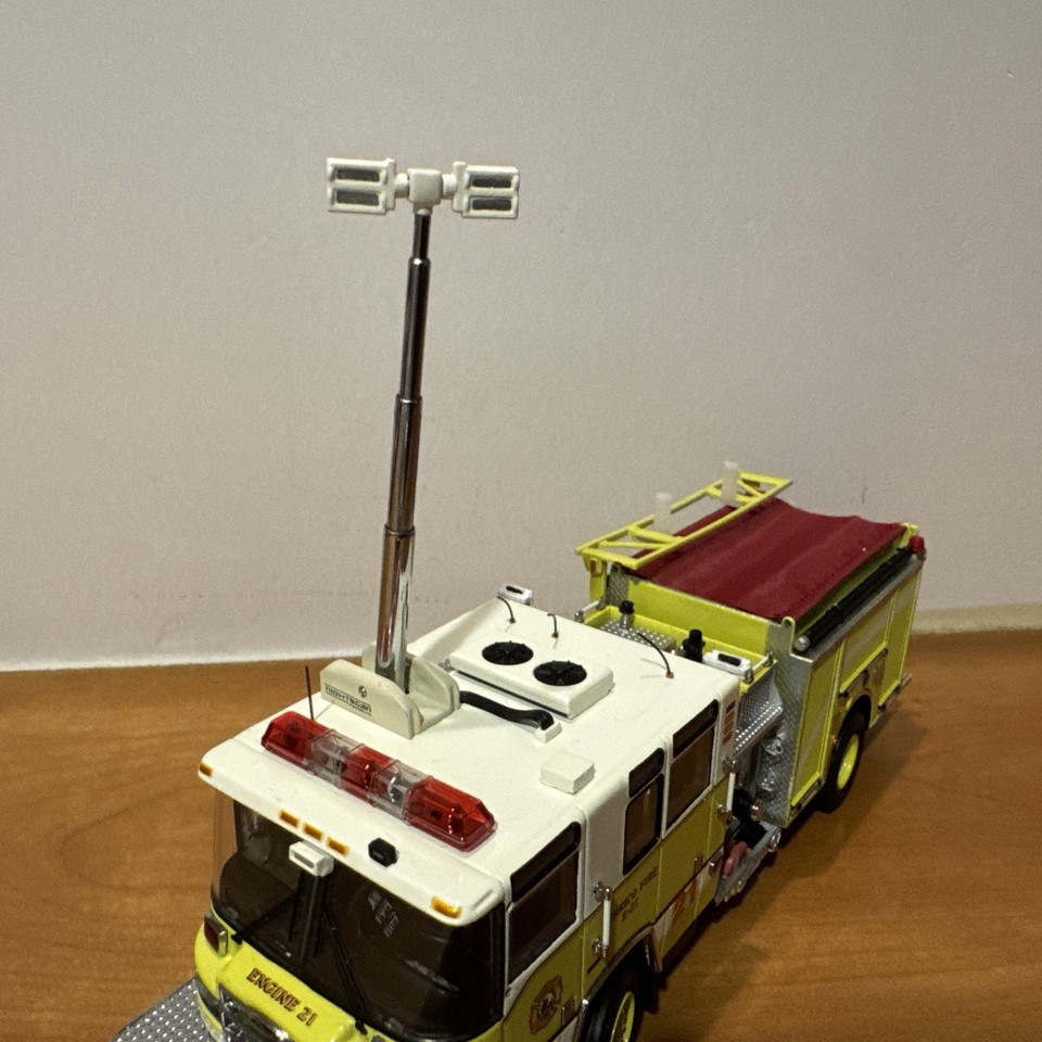TWH Henrico County Fire Dept VA Engine 21 1/50 Diecast Pierce Quantum ...