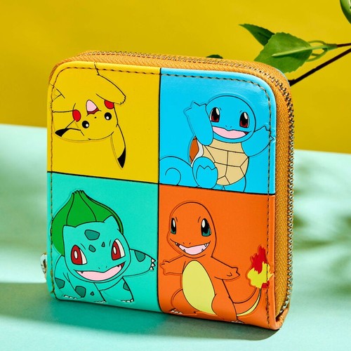 NEW Pokemon starters wallet Pikachu Bulbasaur Squirtle Charmander and ...