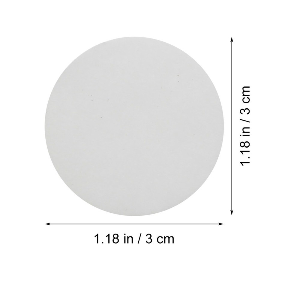 60 Pcs Circular Stickers Double Sided Dot Removable Double-sided ...