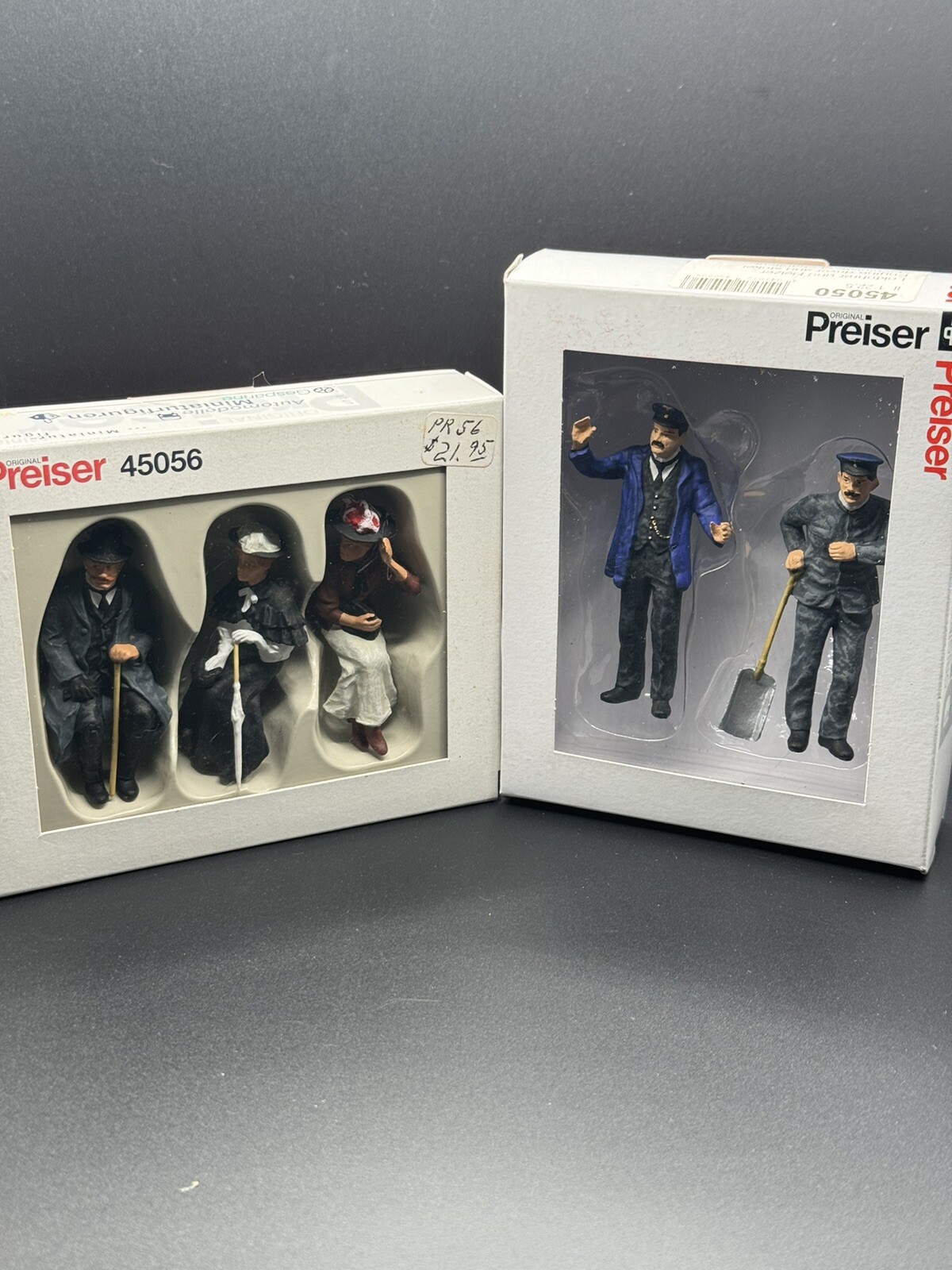 Original Preiser Lot Of 5 Figures G Scale Model Train Figures | eBay