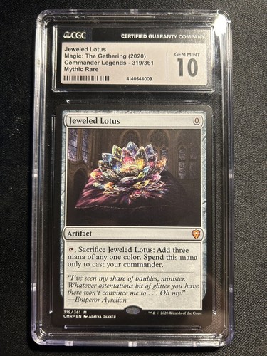 Jeweled Lotus 319 MTG - Commander Legends Graded Mint CGC 10 | eBay