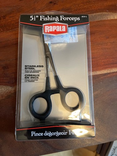 Rapala Fishing Forceps - Black - 5-1/2" - Brand New 22677032450| eBay