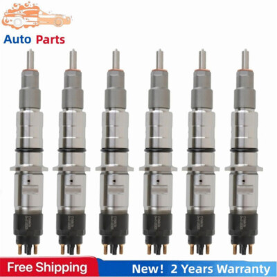 6PCS Fuel Injector for Cummins Engine Komatsu 0445120305 5268436 6746 ...