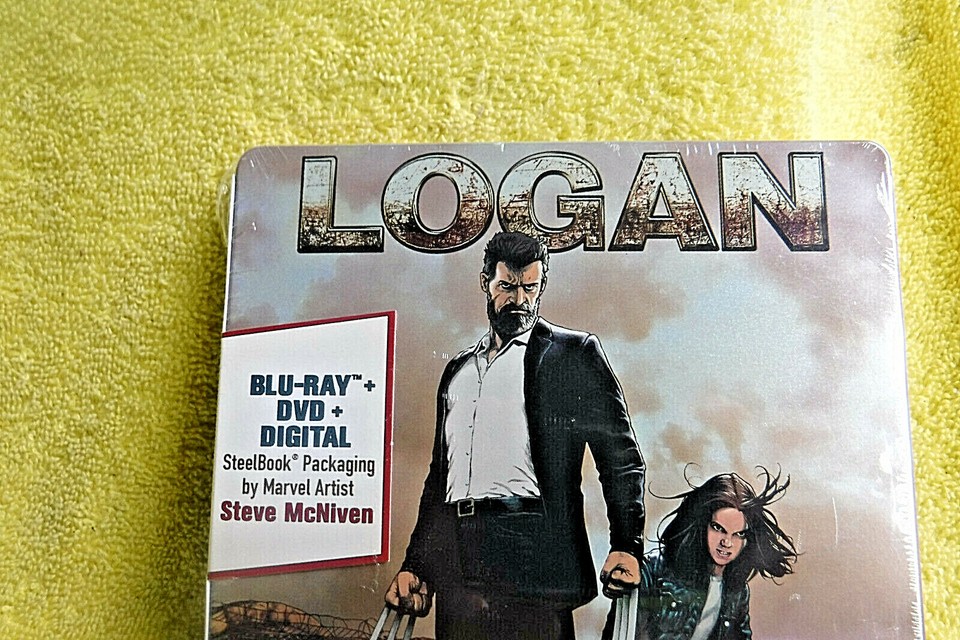 NEW/SEALED STEELBOOK! BLU + DVD + DIGITAL! LOGAN, MARVEL, + RARE ALITA ...