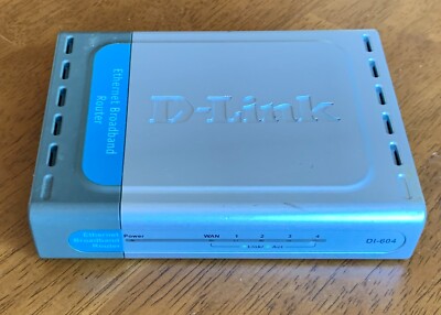 D-Link DI-604 Cable/DSL Router 10/100Mbps 4-Port Switch | eBay
