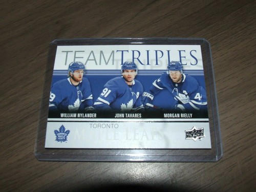 2019-20 UPPER DECK TEAM TRIPLES TORONTO TT-14 NYLANDER TAVARES RIELLY ...