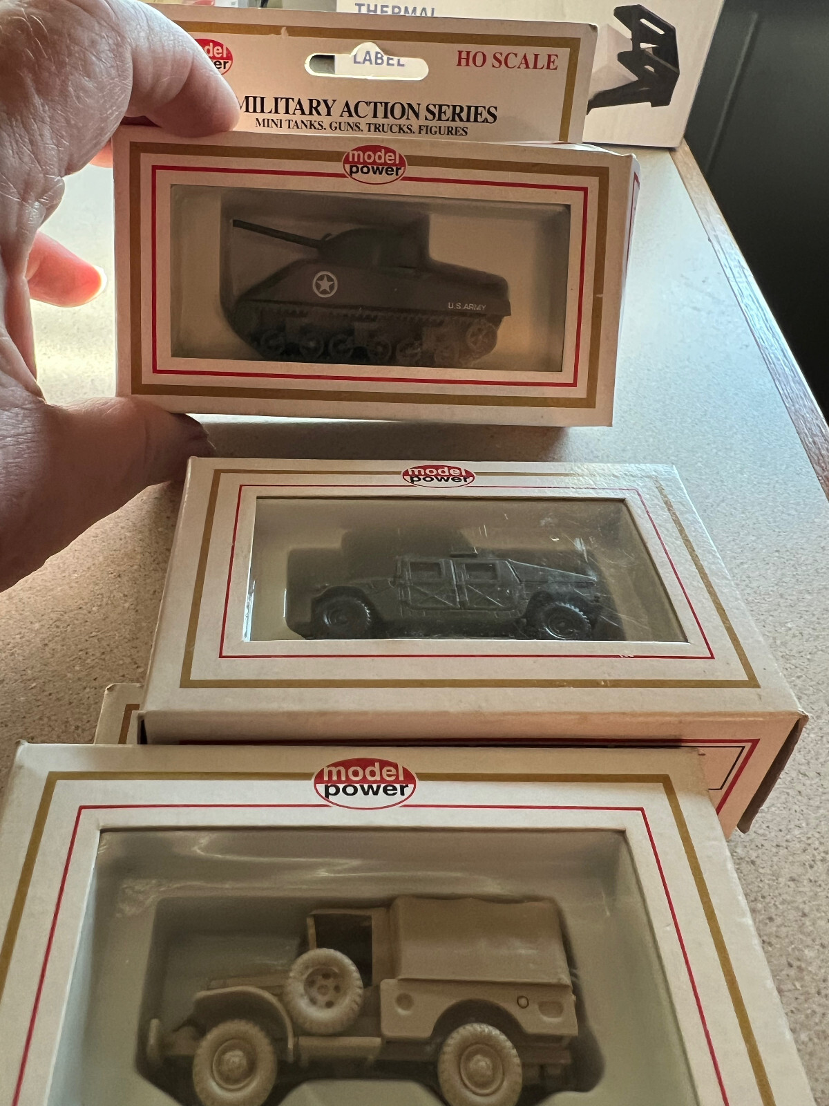 Lot of 3 Model Power Military Series US Army HO Scale Sherman Tank ...