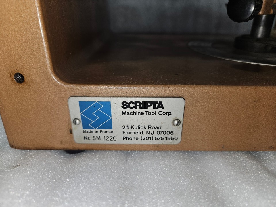 SCRIPTA SM 1220 PANTOGRAPH ELECTRIC DESKTOP ENGRAVING MACHINE | eBay