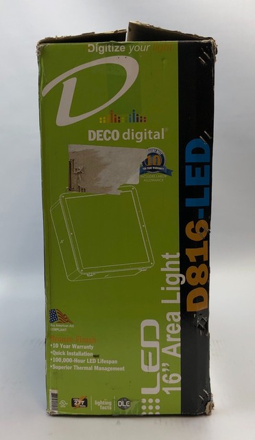 Deco Digital Lighting D816-LED 16 inch Area Light 100 Up to 277 Volts ...