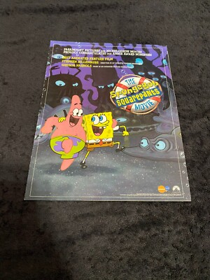 SPONGEBOB SQUAREPANTS MOVIE 2004 Oscar ad Best Animated Film & CLOSER ...