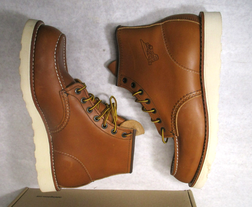New in box -Men's RED WING 10875 Moc Toe Traction Tred 6" Work Boots ...