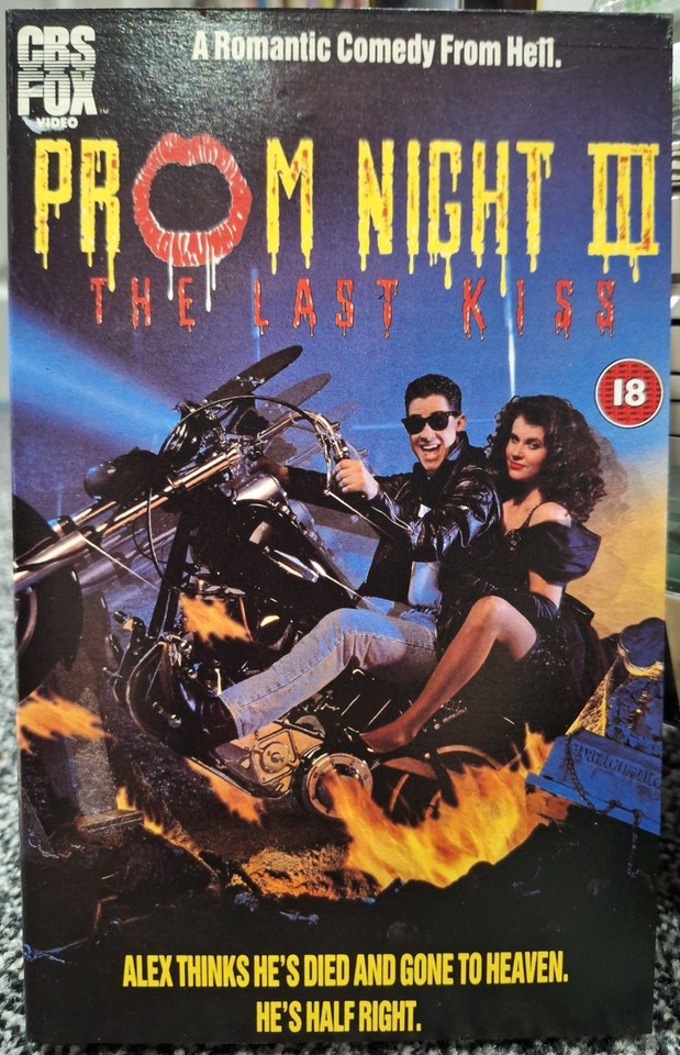 Prom Night 3 The Last Kiss 20thFox Big Box Ex Rental VHS Cult 90s ...