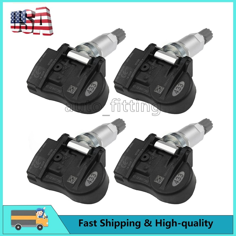 4X TPMS Tire Pressure Monitoring Sensors For Dodge Chrysler Charger ...