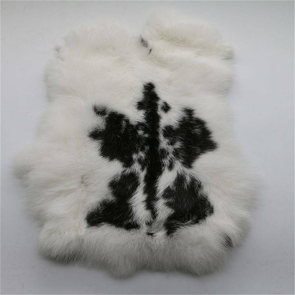 5PCS Genuine Natural Tanned Rabbit Fur Skin Pelt Hide Can be Used DIY ...