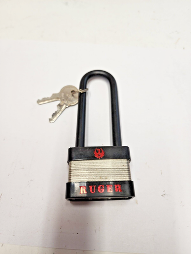 Ruger Factory Gun Lock w/2 Keys Red Black | eBay