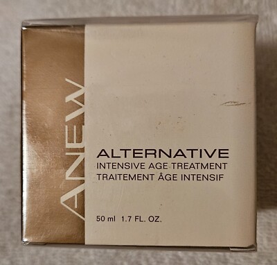 NEW SEALED IN BOX AVON ANEW ALTERNATIVE INTENSIVE AGE TREATMENT 1.7 FL ...