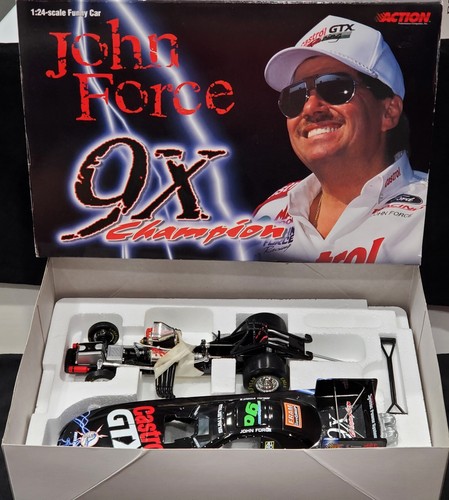 Action John Force Castrol GTX 9x Champ 2000 Mustang Funny Car Racing ...