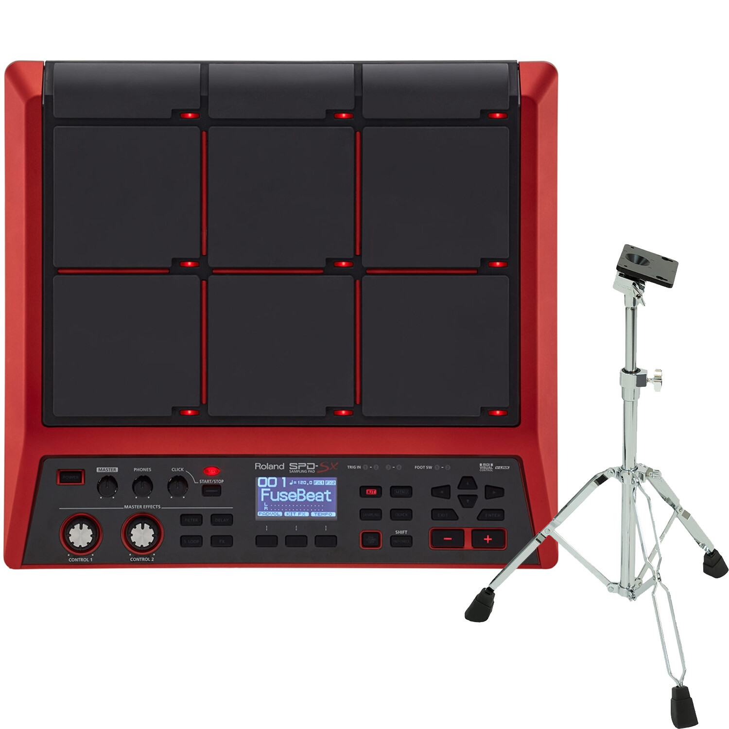 Roland SPD-SX Special Edition Sampling Pad, Red w/ Stand | eBay
