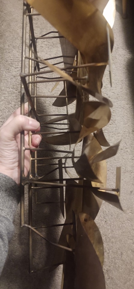 VTG Mid Century William Vose Jere Metal Art Sculpture Wall Hanging MCM ...