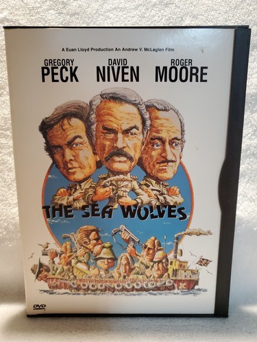 Sea Wolves (DVD, 1980) Gregory Peck David Niven Roger Moore Trevor ...