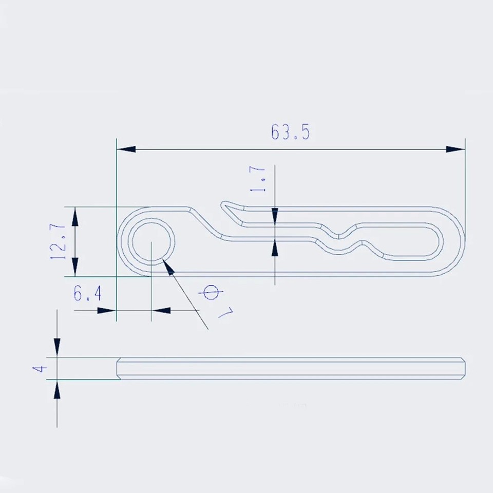 Ultem PEI Belt Key Holder Belt Key Clip Heavy Duty Carabiner Keychain ...