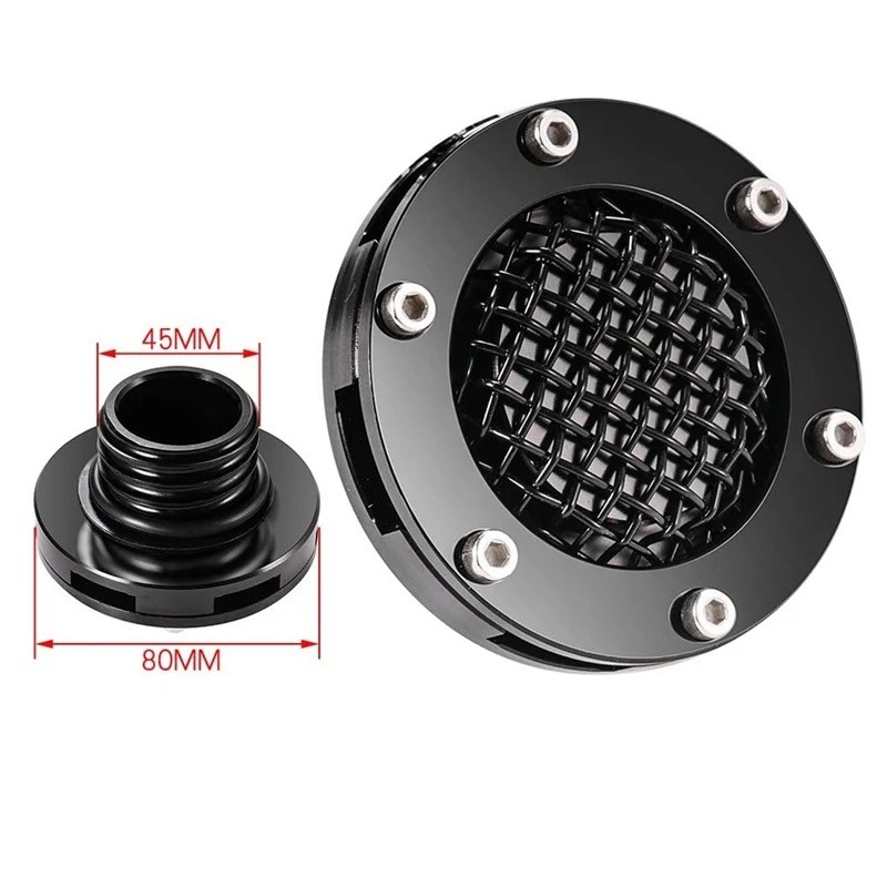 Aluminum Motorcycle Mesh Fuel Gas Tank Cap Cover For Harley Sportster ...